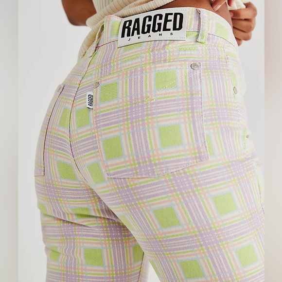 The Ragged Priest | Jeans | The Ragged Priest Plaid Trail Denim Flare ...